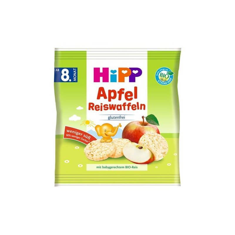 HiPP BIO apple rice waffles – buy online now! HIPP – German Children ...