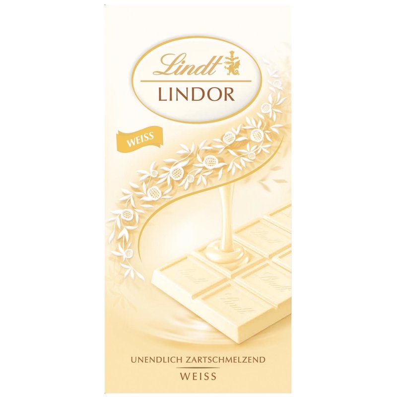 Lindt Lindor White Chocolate Bar – buy online now! Lindt & Sprüngli ...