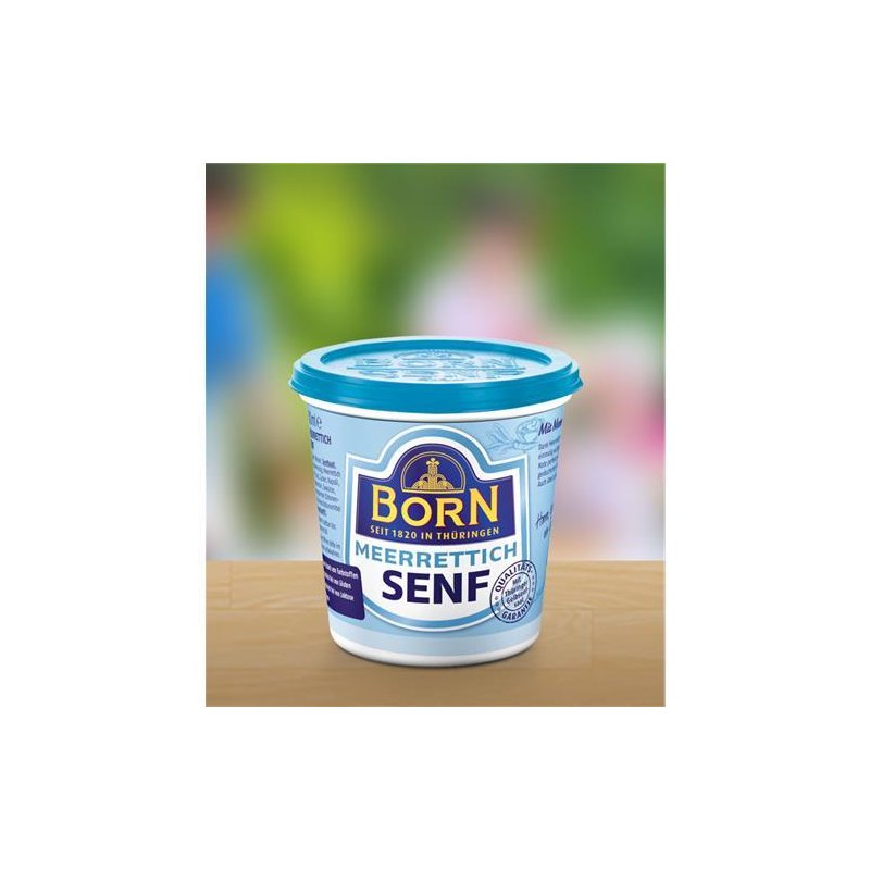 Born Senf Meerrettich – Jetzt bestellen! Born – Deutsch Senf + Saucen ...