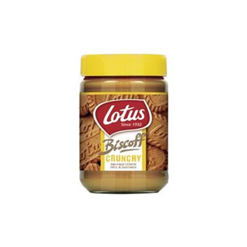 Lotus Biscoff Spread Cream Crunchy – buy online now! Lotus Bakeries ...