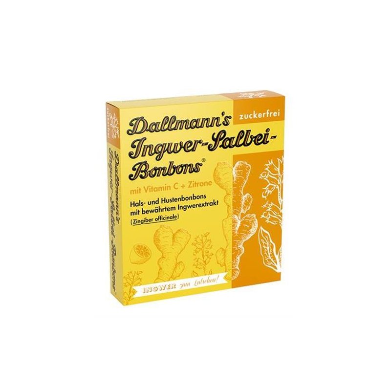 Dallmann's Cough Sweet Ginger Sage Candies – buy online now! Dallmann ...
