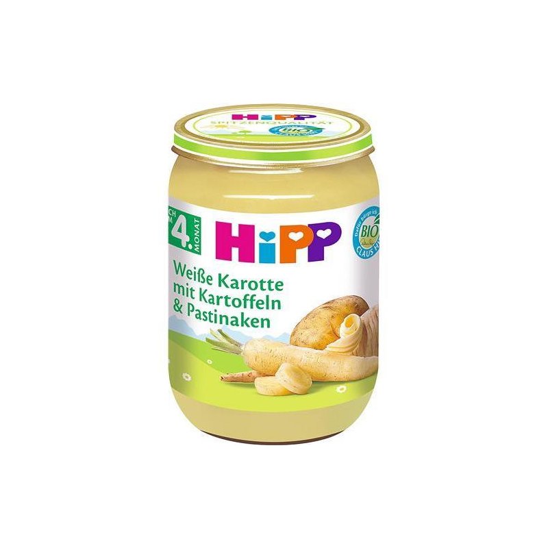 HiPP White carrot with potatoes and parsnips (190g) – buy online now ...