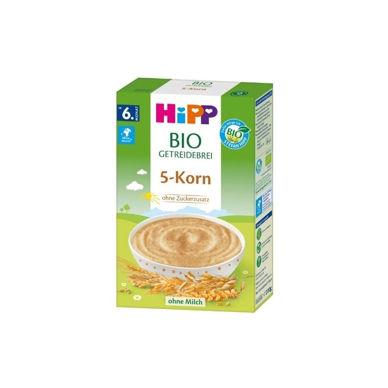 HiPP Cereal Porridge Organic 5-Grain (200g) – buy online now! HIPP ...