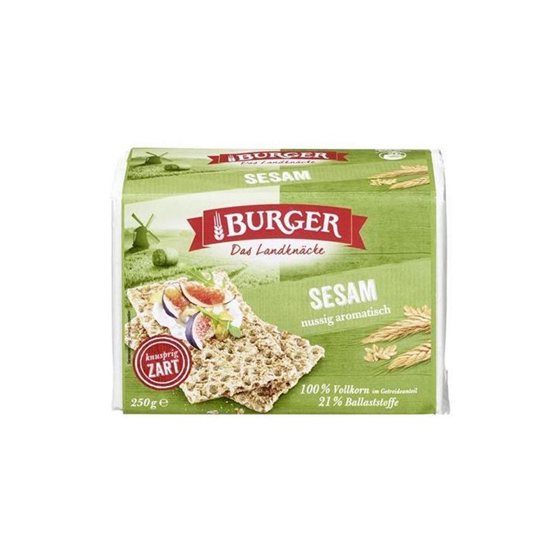 Burger crispbread sesame 250 g package – buy online now! Burger Knäck ...