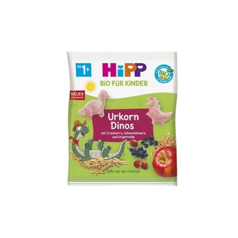 HiPP Bio Urkorn-Dinos - Cranberry, Currant & Spelt Grain – buy online ...