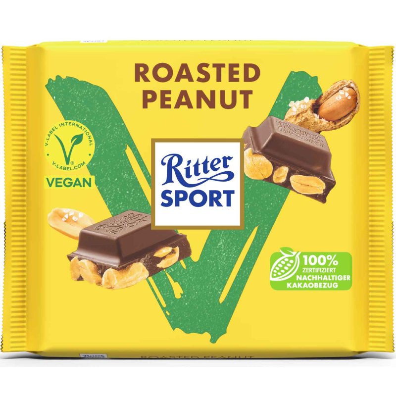 Ritter Sport Roasted Peanut vegan – buy online now! Ritter – German C ...