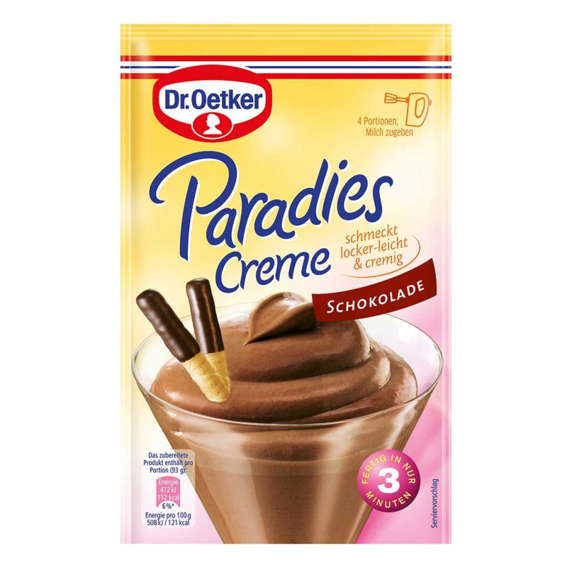 Dr. Oetker Paradise Cream Chocolate – buy online now! Dr. Oetker – Ge ...