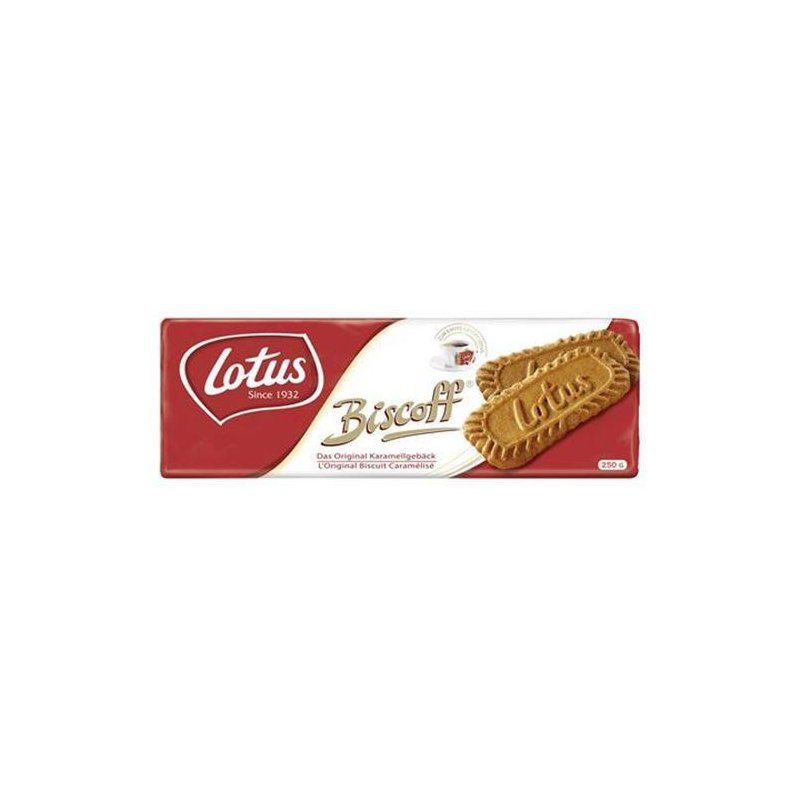 Lotus caramel biscuits 250 g pack – buy online now! Lotus Bakeries ...