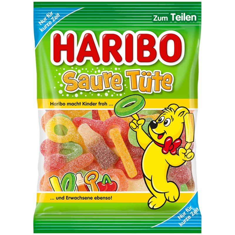 Haribo Sour Mix - limited edition 175g – buy online now! Haribo – Ger ...