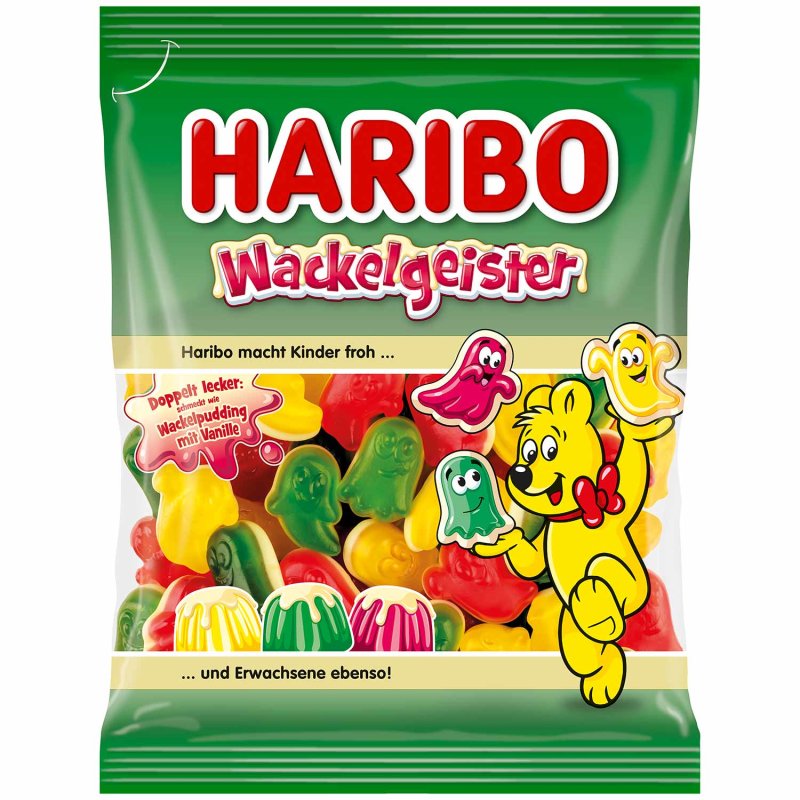 Haribo Jelly Ghosts 160g – buy online now! Haribo – German Candies ...