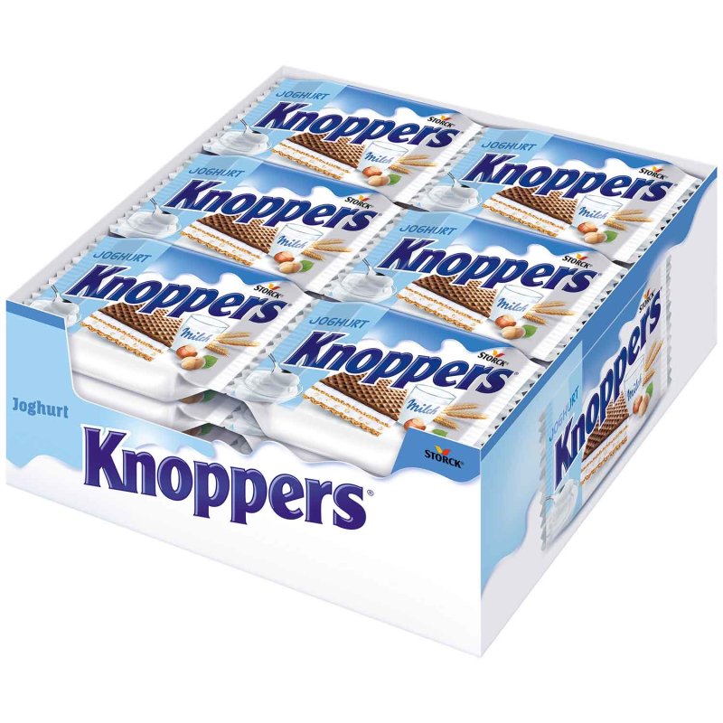 Knoppers Joghurt 24x25g – Jetzt bestellen! August Storck – Deutsch Ku ...