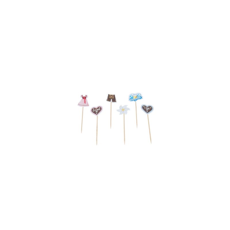 Toothpicks Bavarian Theme 10cm 50 pieces – buy online now! Gastroline ...