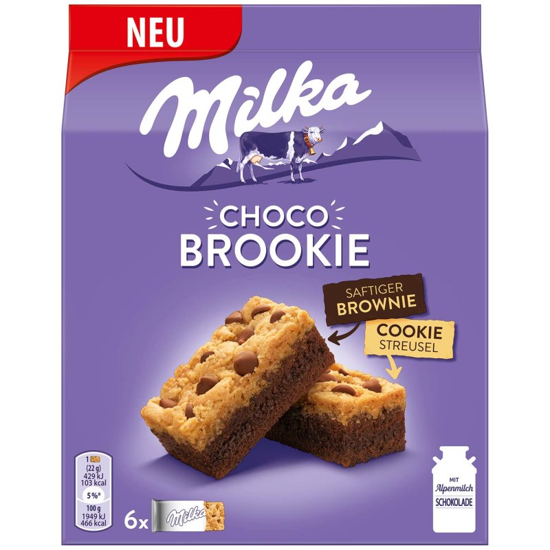 Milka Choco Brookie 132g – buy online now! MONDELEZ – German Chocolat ...