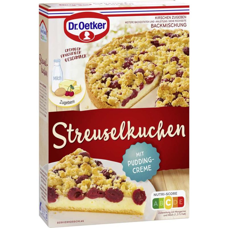 Dr. Oetker Crumb Cake 512g – buy online now! Dr. Oetker – German Baki ...