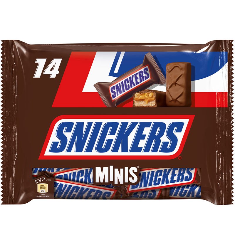 Snickers Minis 275g – Jetzt bestellen! Mars – Deutsch Schokolade - Ta ...