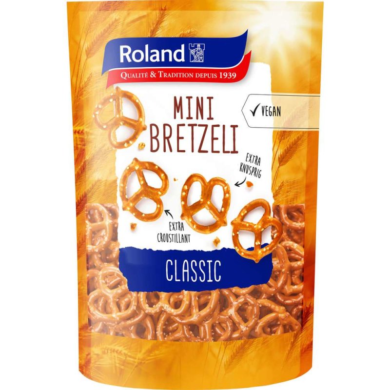 Roland Mini Bretzeli Classic 160g – buy online now! Roland – German S ...