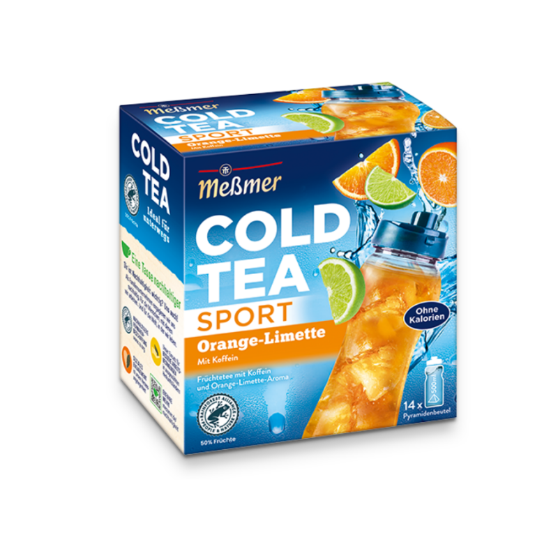 Messmer Cold Tea Sport Orange-Lime with Caffeine – buy online now! Me ...
