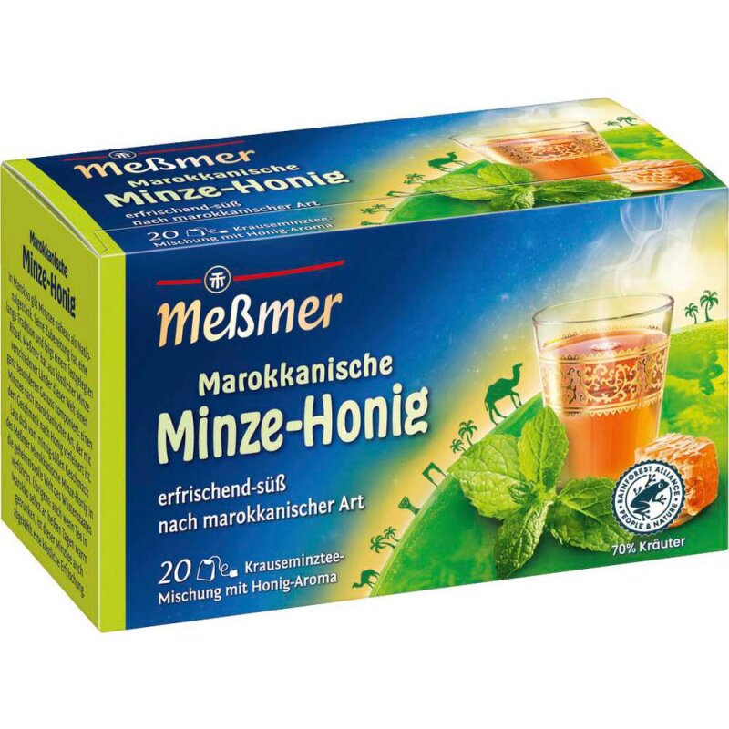 Messmer Moroccan Mint-Honey – buy online now! Messmer – German Tea ...