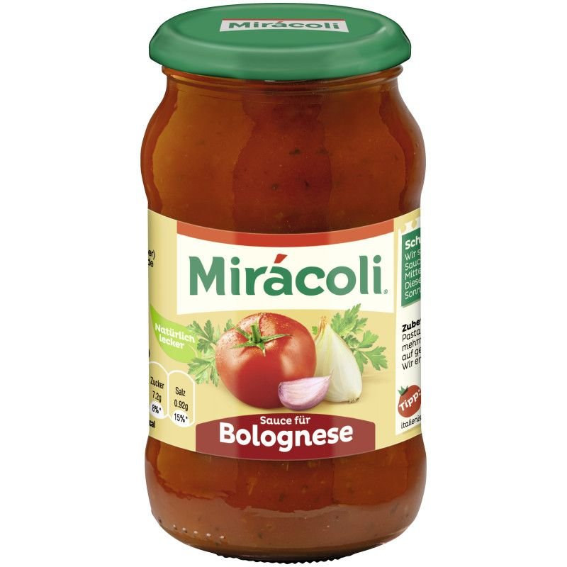 Miracoli Pasta Sauce for Bolognese 400g – buy online now! Miracoli ...