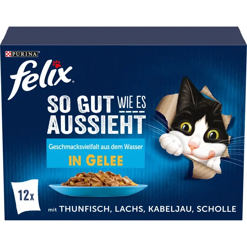 FELIX As good as it looks Variety of flavors from the water 12x85g ...