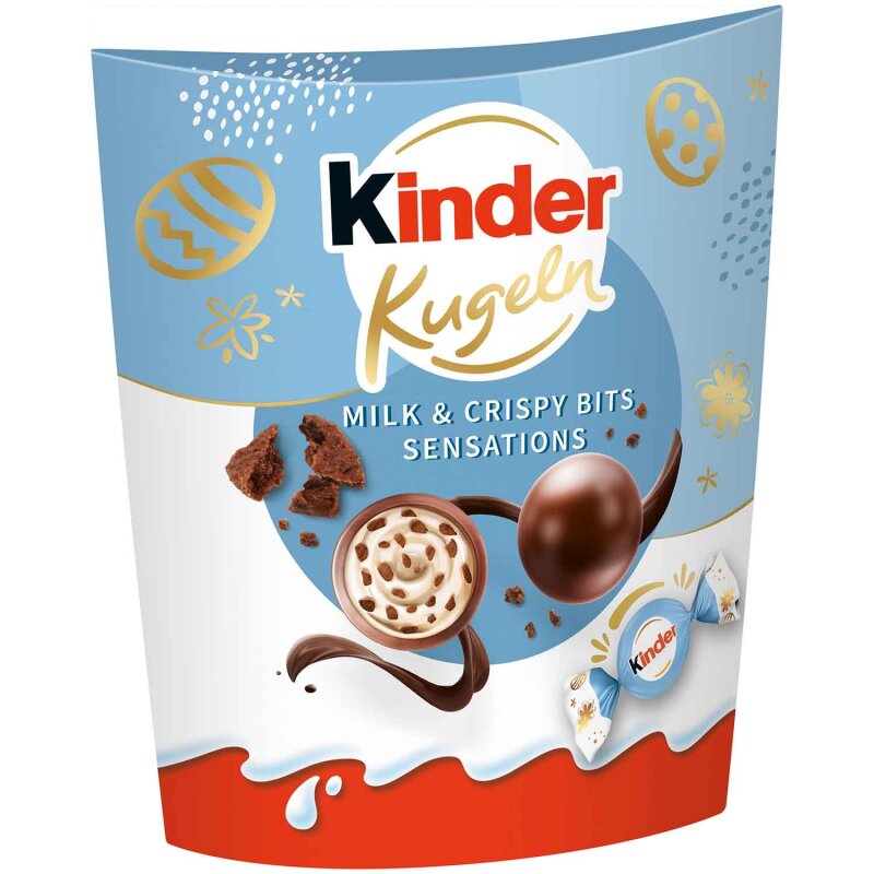 Kinder Kugeln Milk & Crispy Bits Sensations – Jetzt bestellen! Ferrer ...