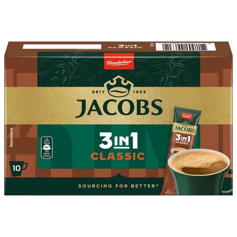 Jacobs 3 in 1 – Jetzt bestellen! Jacobs – Deutsch Tee & Kaffee, $ 6,42